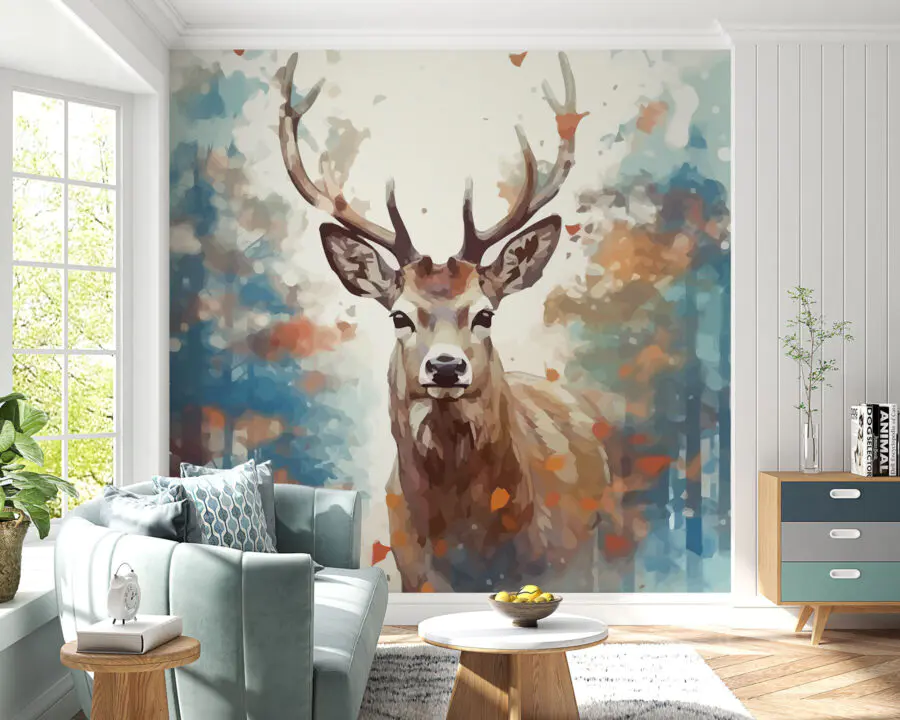 Wallpaper Deer Murals
