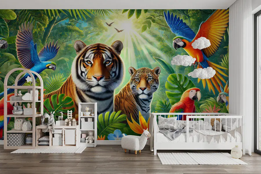 Wildlife Wall Murals Animal Mural Wallpaper & Wildlife Wall Murals